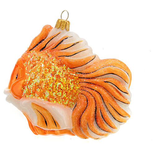 Goldfish Christmas tree ornament in blown glass | online sales on ...