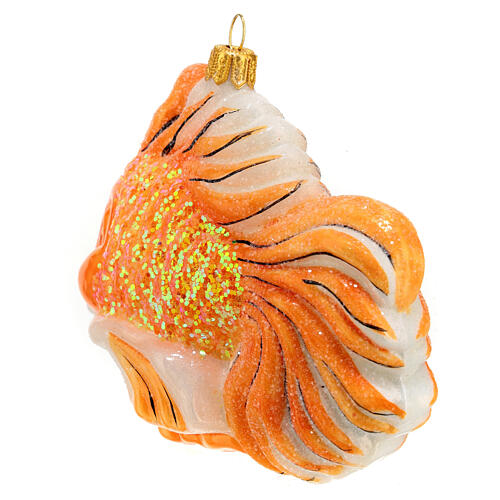 Goldfish Christmas tree ornament in blown glass | online sales on ...