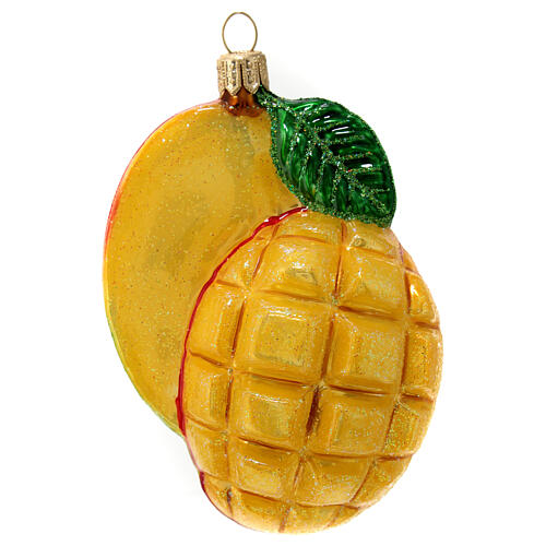 Mango Christmas ornament in blown glass | online sales on HOLYART.com