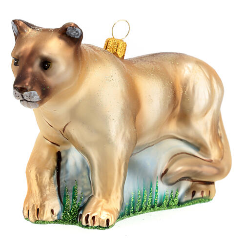 Puma blown glass Christmas tree decoration | online sales on HOLYART.com