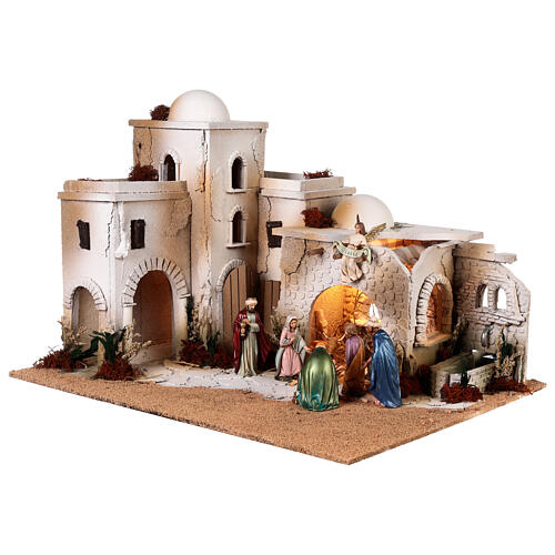 Arabic setting with fountain for Nativity Scene with 12 cm Moranduzzo ...