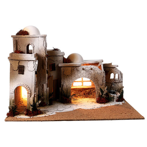 Arabic setting with fountain for Nativity Scene with 12 cm Moranduzzo ...