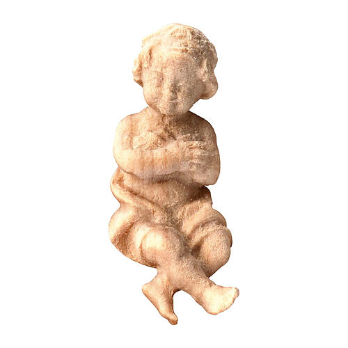Baby Jesus Montano Swiss pine nativity statue natural wood 12 cm ...
