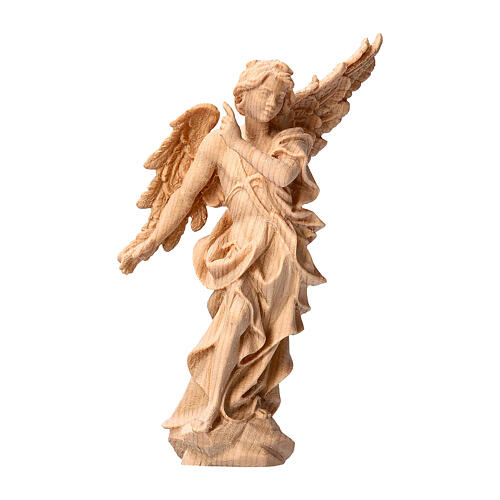 Announcing Angel, wooden statue for 10 cm Mountain Nativity Scene ...