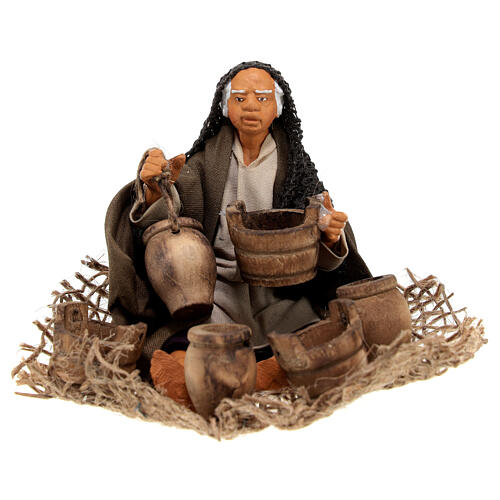 Seller of amphorae tubs for Neapolitan nativity scene 13 cm | online ...