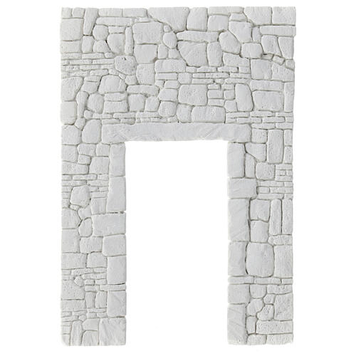 Big brick wall, 10x30 cm, plaster to paint, Neapolitan Nativity Scene ...