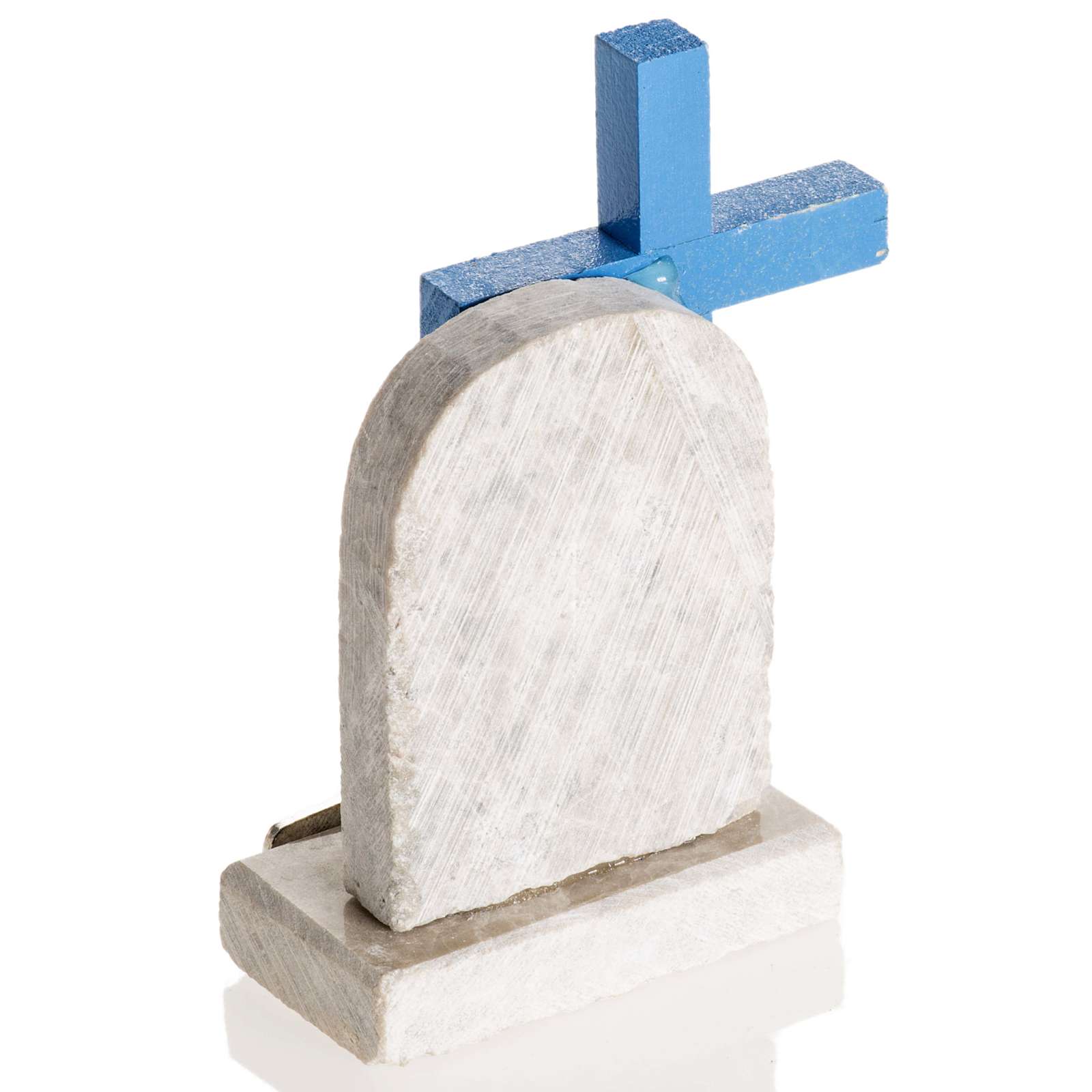 Croix bleue image Vierge de Medjugorje | vente en ligne sur HOLYART