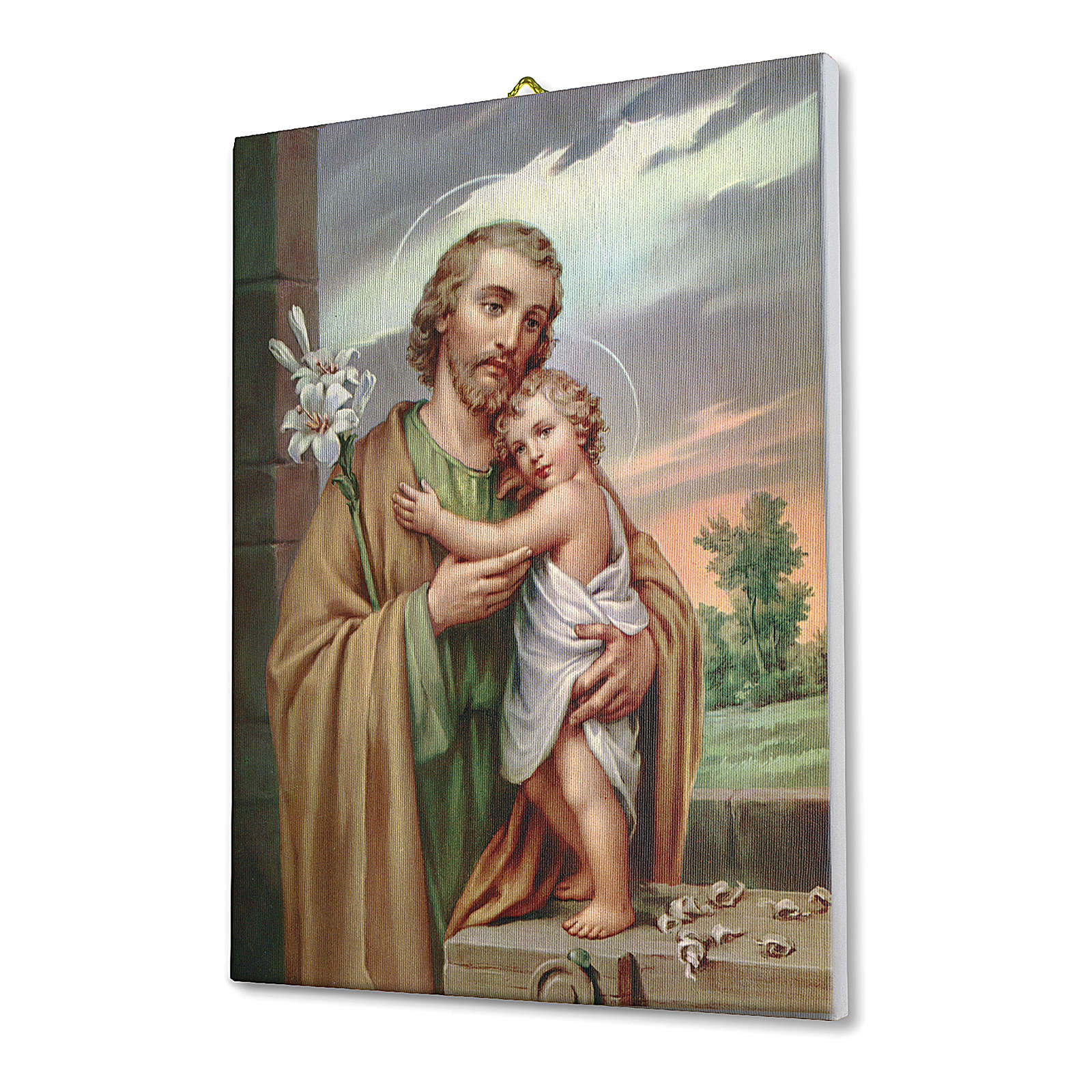 Saint Joseph print on canvas 25x20 cm | online sales on HOLYART.com