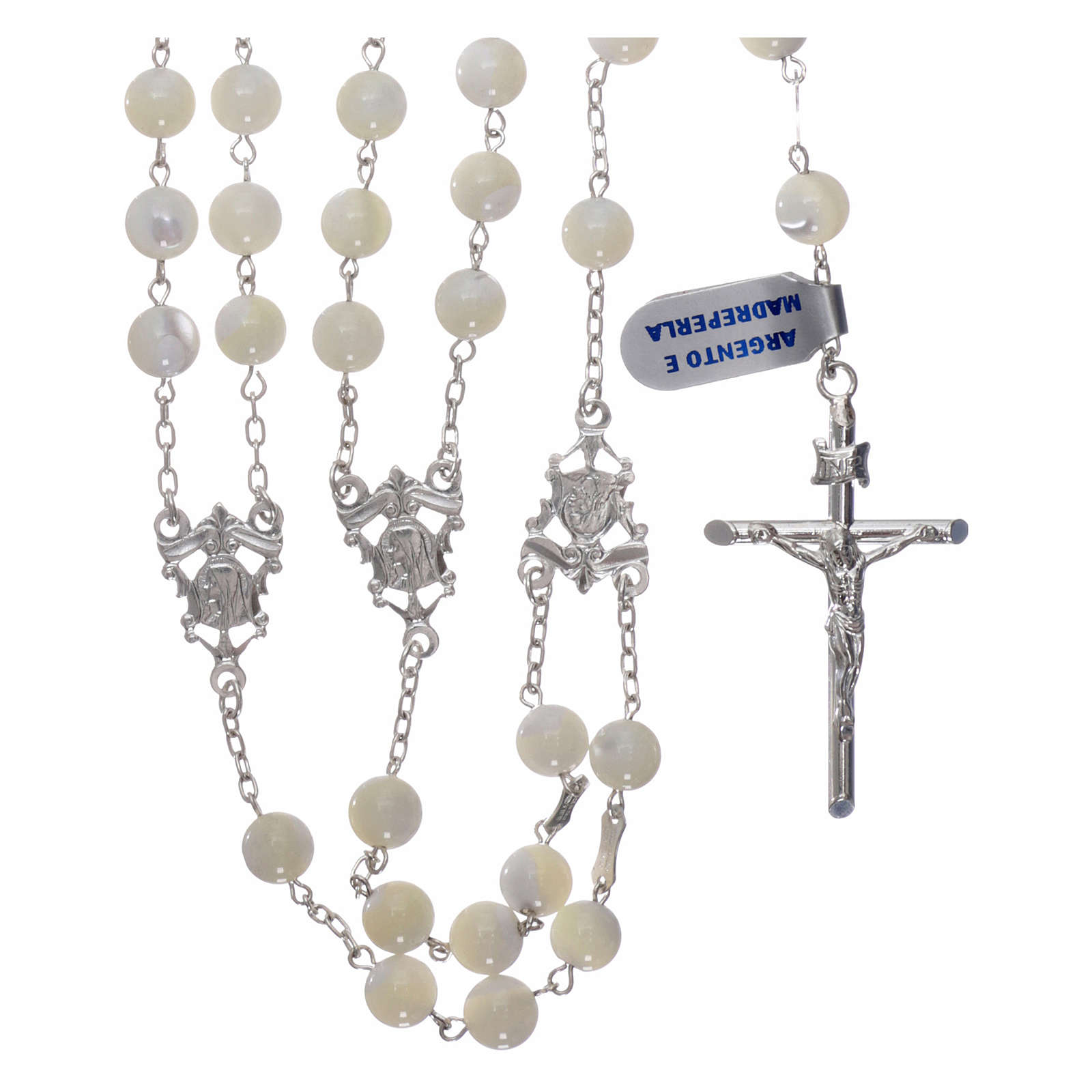 Mexican wedding lasso rosary in sterling silver and | online sales on ...