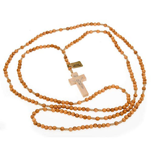 Rosary 20 decades in Olive wood 5 mm | online sales on HOLYART.com