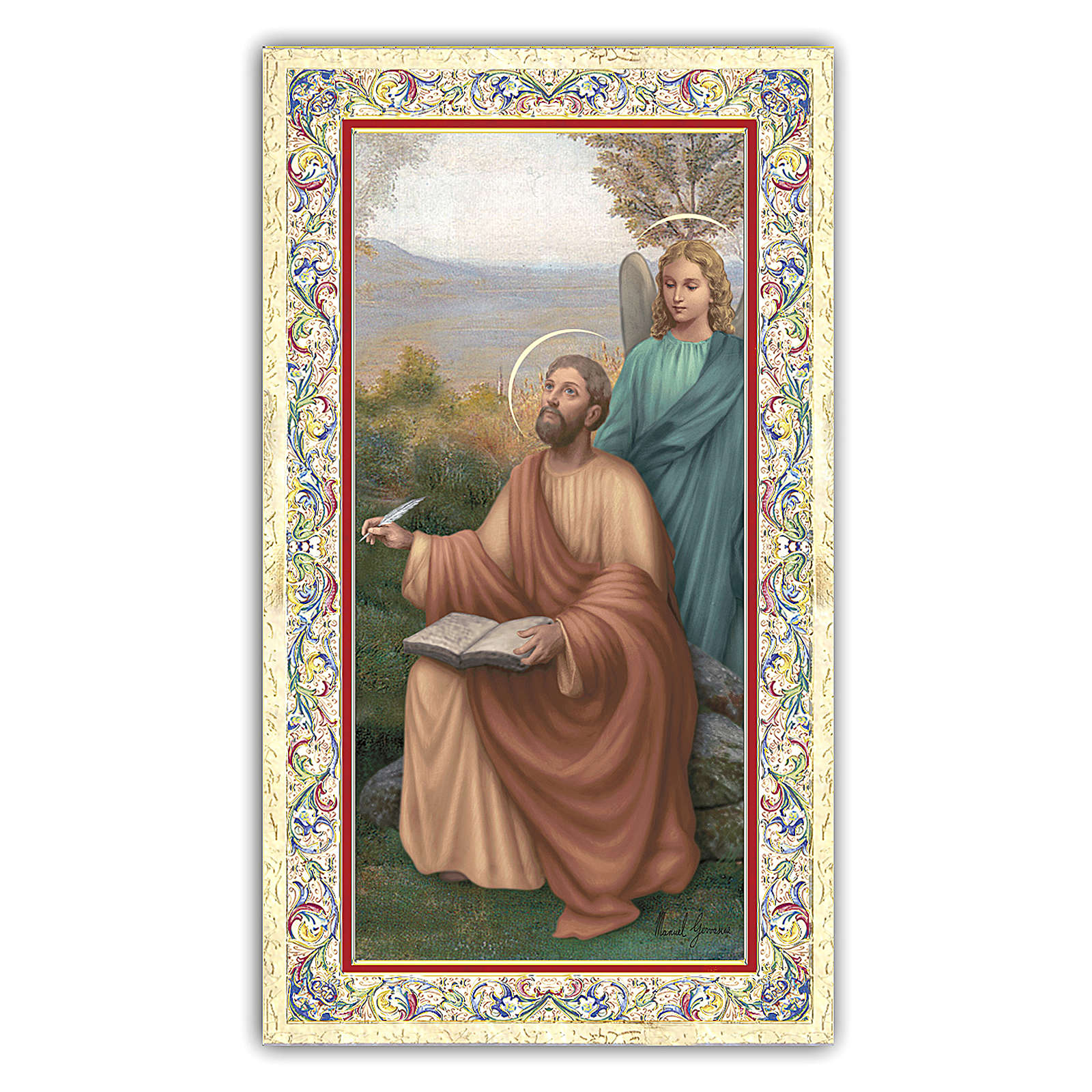 Holy card, Saint Matthew the Evangelist, Prayer ITA, 10x5 cm | online ...