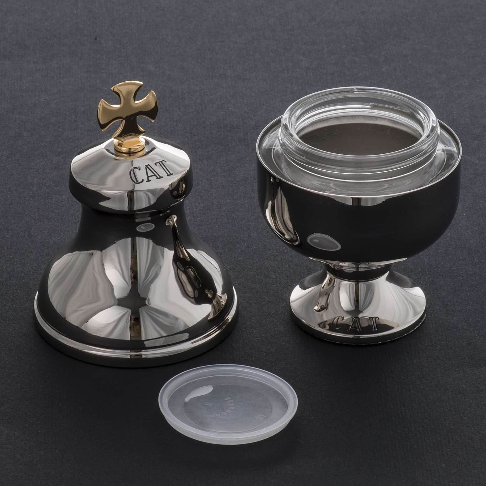 Holy Oils Vessels, nickel-plated | online sales on HOLYART.com
