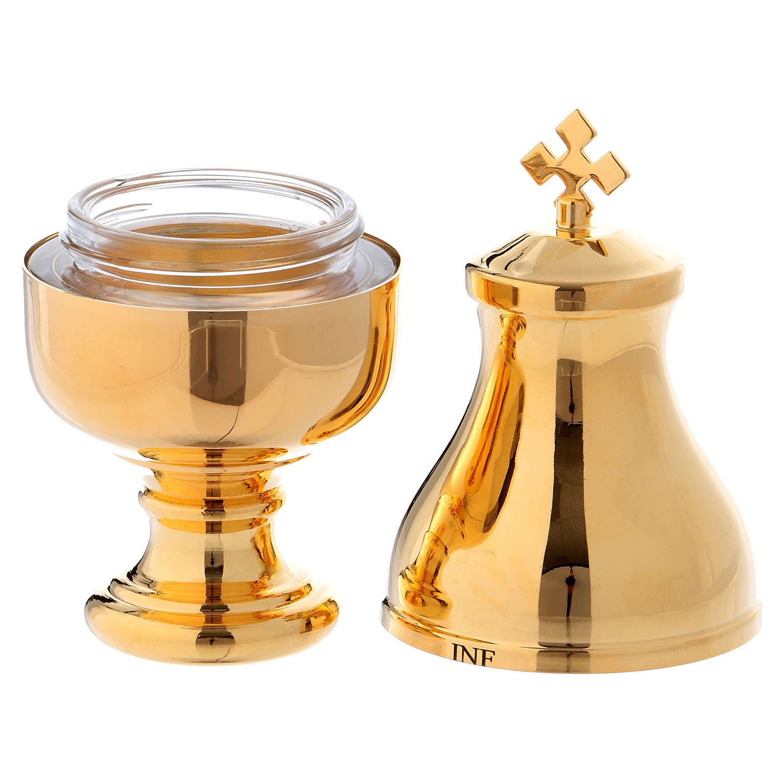 Holy Oils: tall Crismera container 50 cc | online sales on HOLYART.co.uk