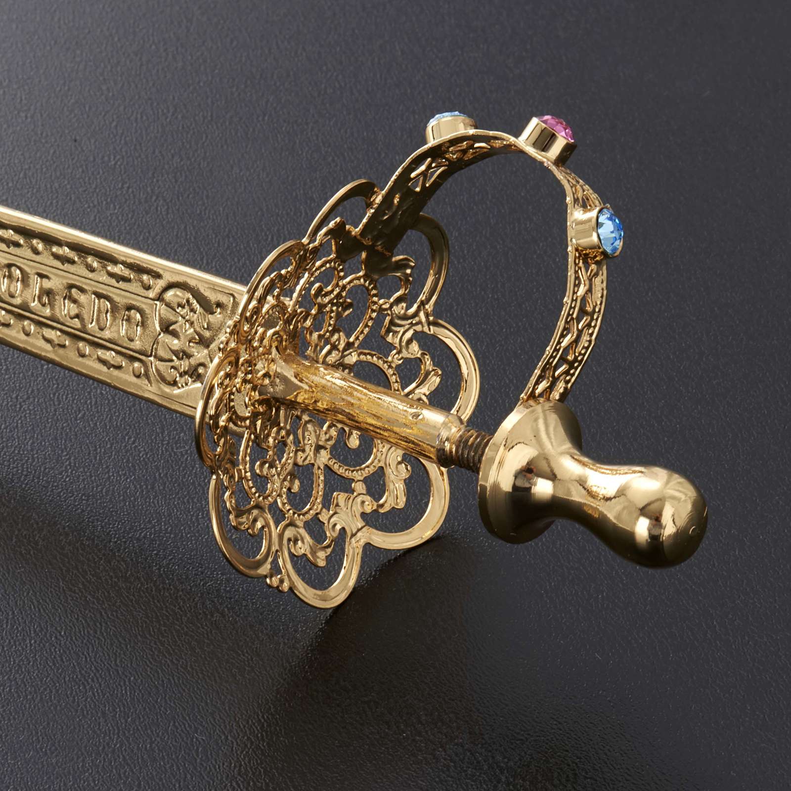Sword for statues in gold-plated filigree | online sales on HOLYART.co.uk