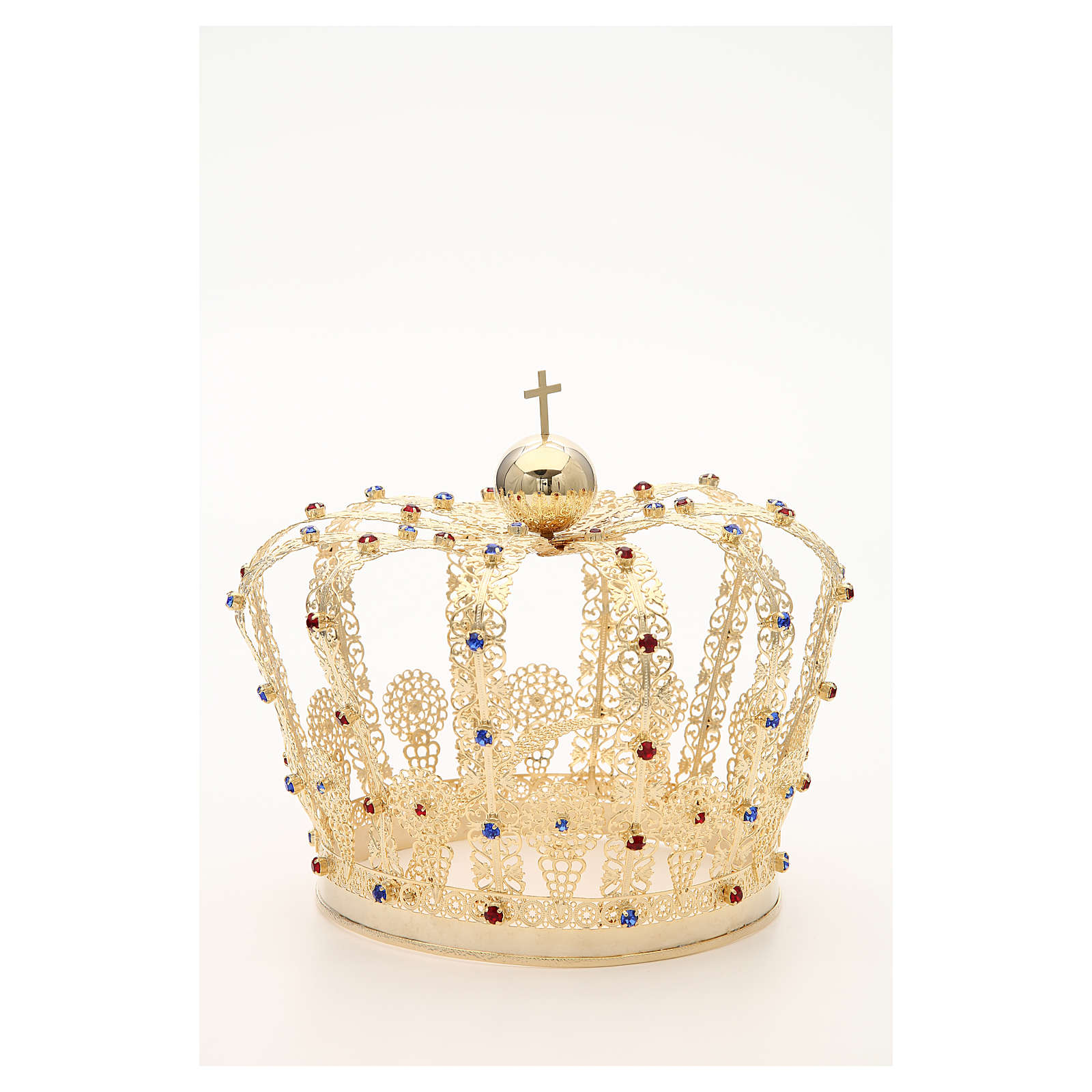 Couronne en laiton et strass pour statue religieuse | vente en ligne ...
