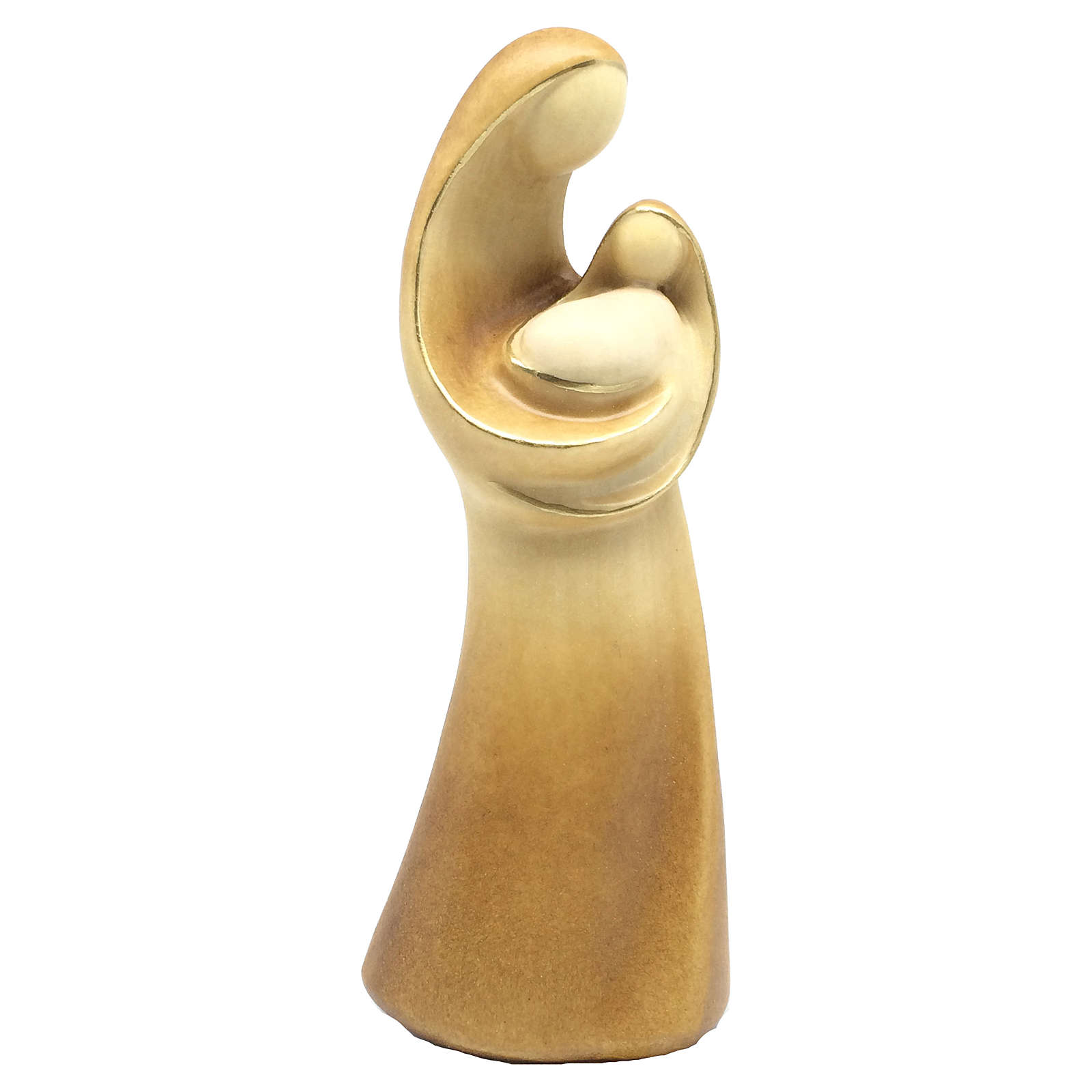 Our Lady, modern style wooden statues in shades of brown | online sales ...