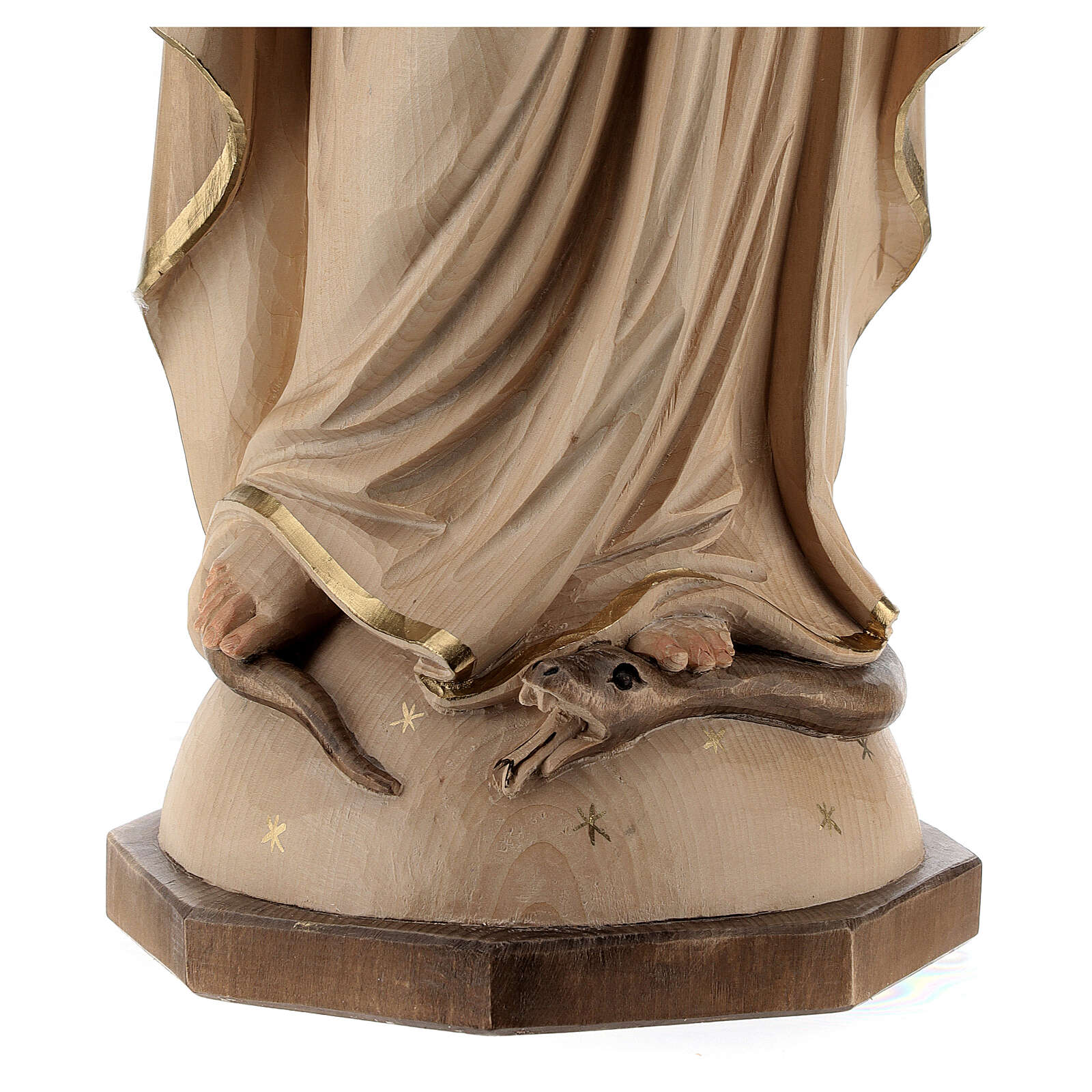 Gottesmutter der Gnaden Grödnertal Holz braunfabrig | Online Verfauf ...