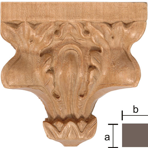 Support mural gotique pour statue 8x8cm bois patiné Valgardena | vente ...