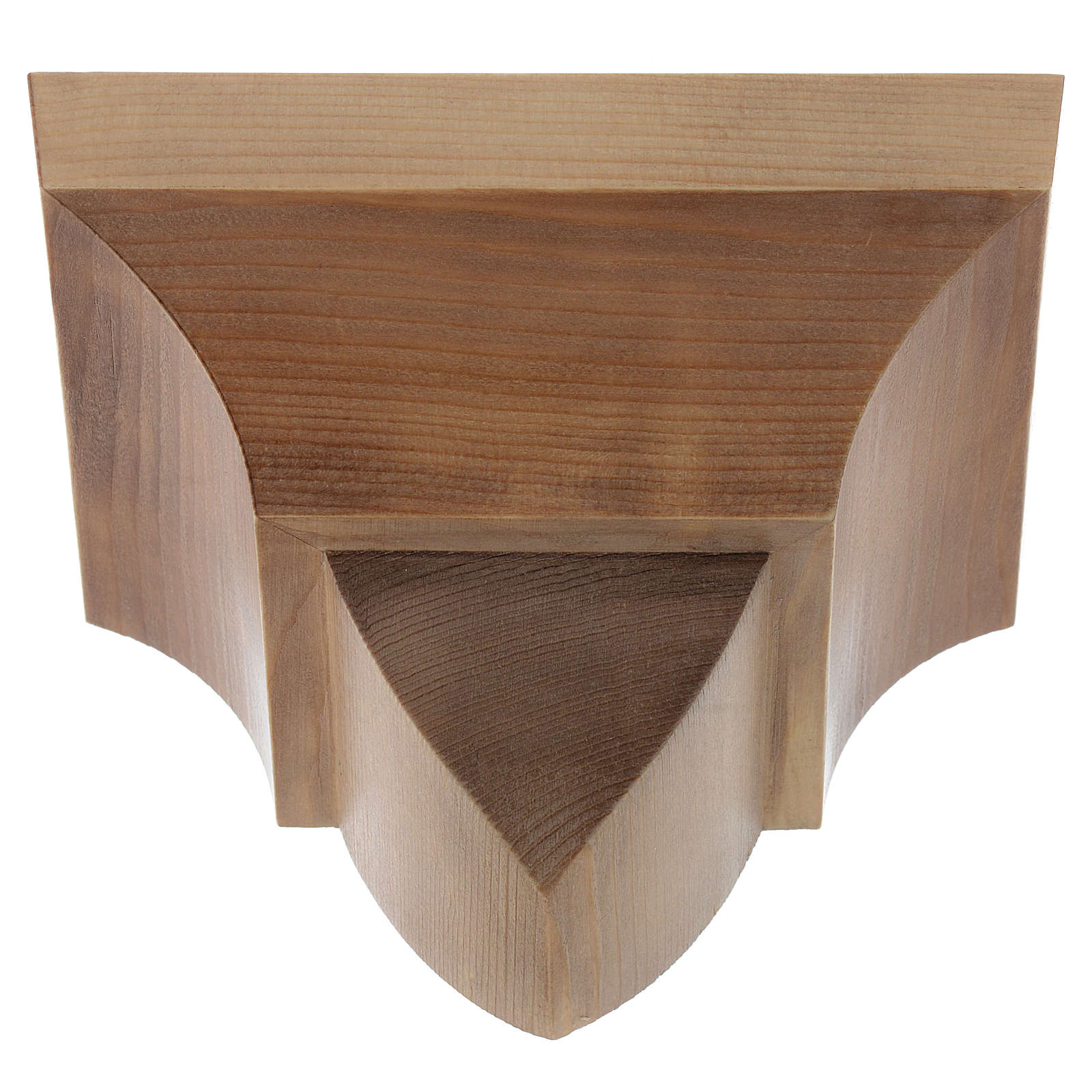 Support mural pour statue 9x11cm bois patiné multinuances | vente en ...