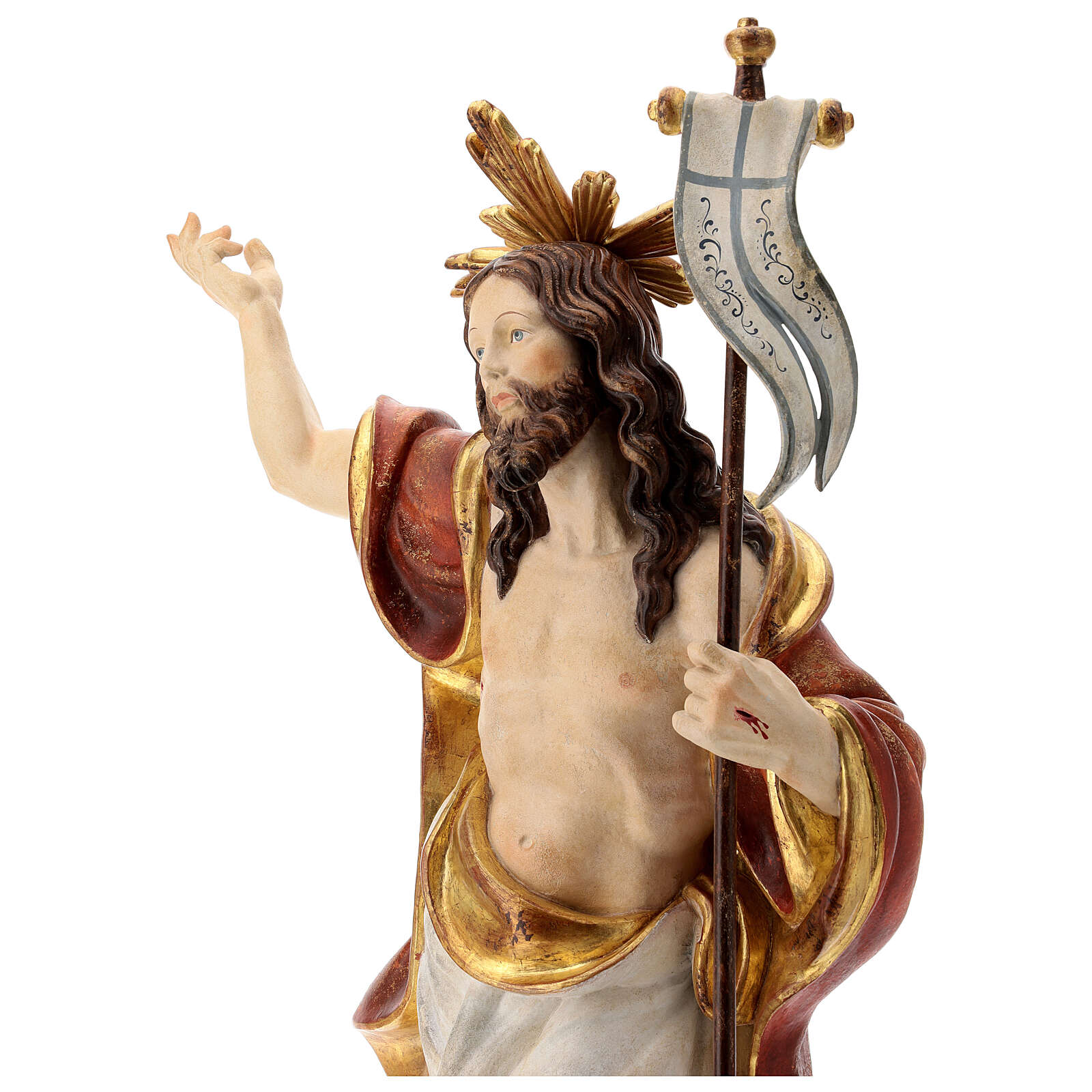 Risen Christ statue painted in antique pure gold finish | online sales ...