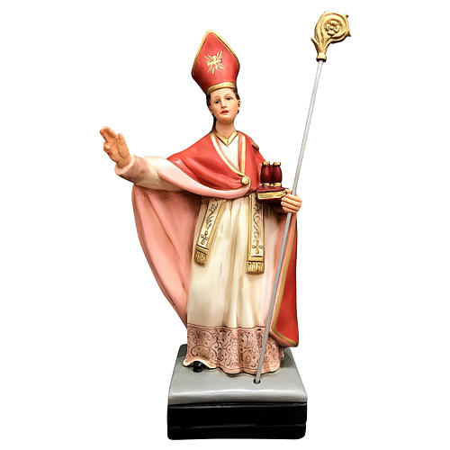 St Januarius statue, 40 cm colored resin | online sales on HOLYART.com