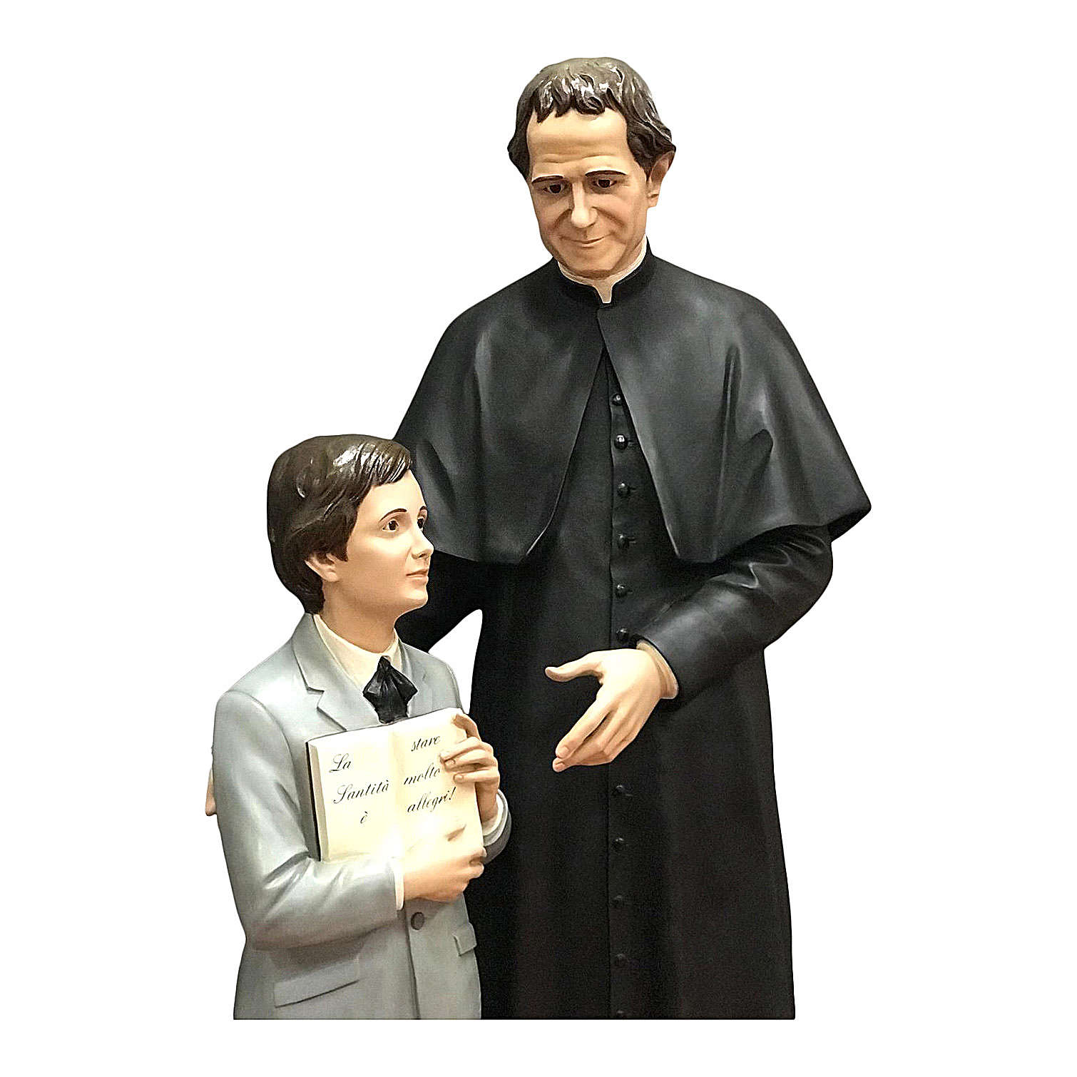 Statue, Heilige Johannes Bosco und Dominikus Savio, 170 cm, | Online ...