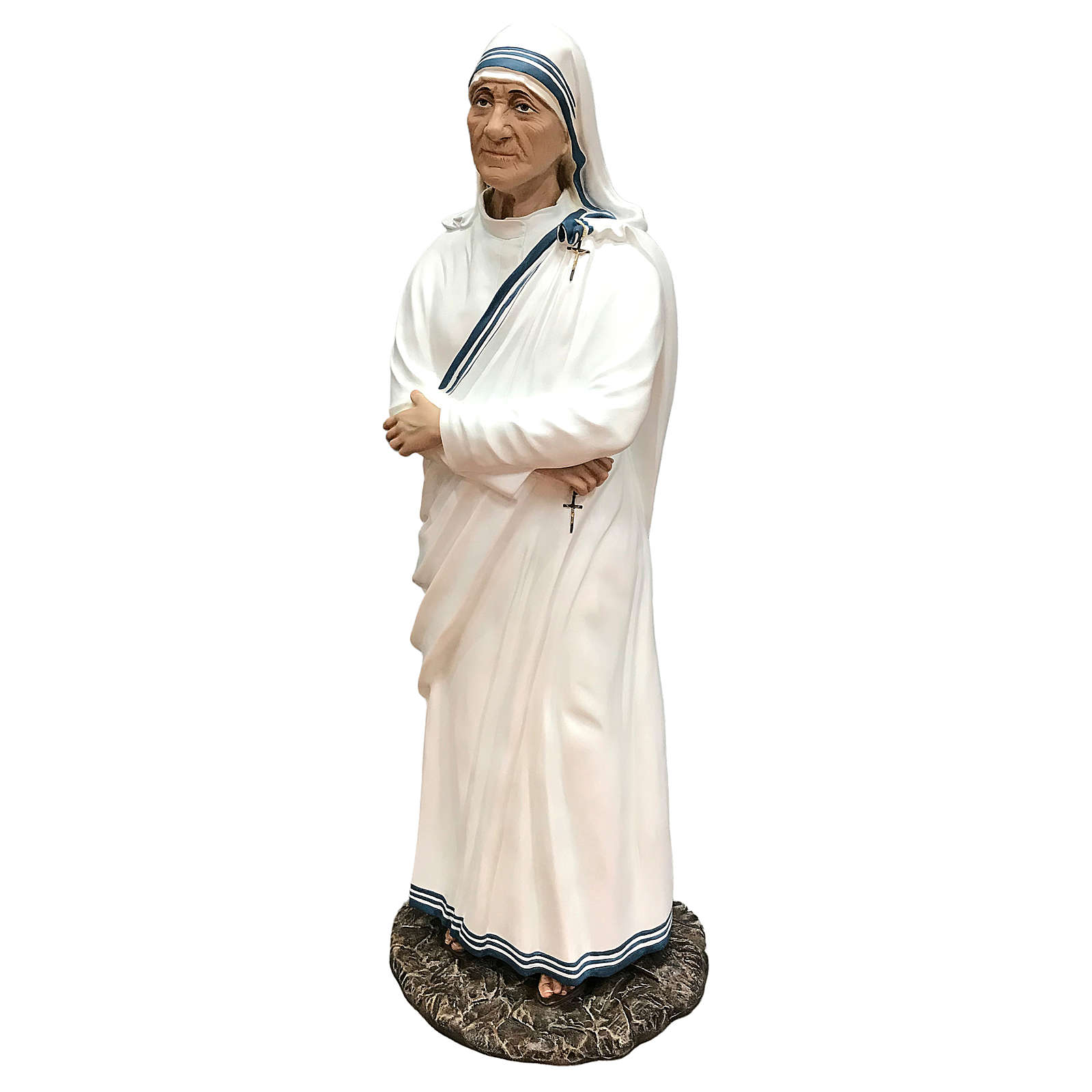St. Mother Teresa of Calcutta statue folded arms, 110 cm | online sales on HOLYART.com