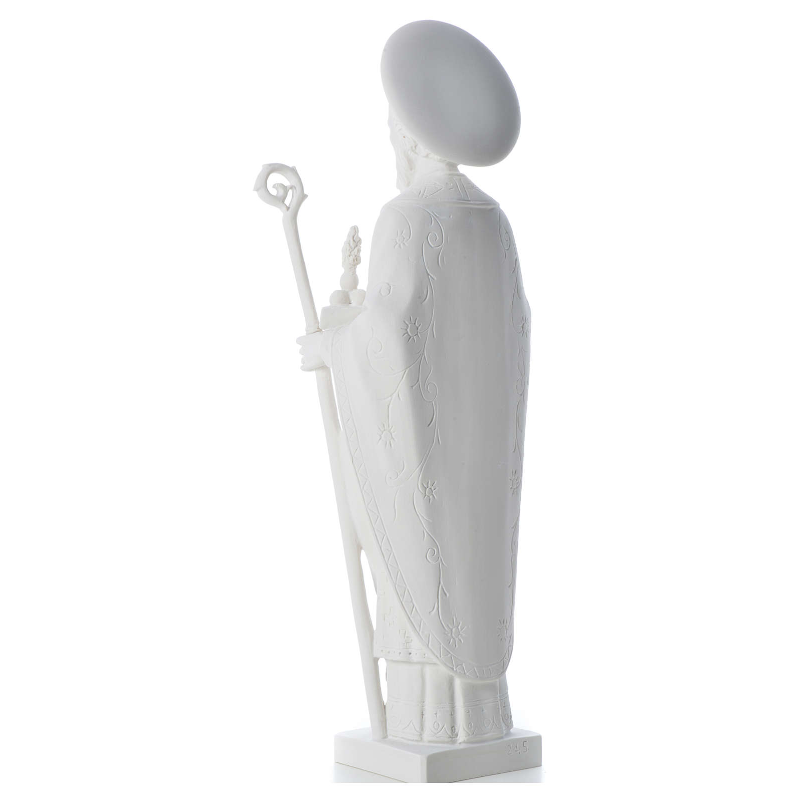 Saint Nicholas statue in reconstituted Carrara marble, 55 cm | online ...