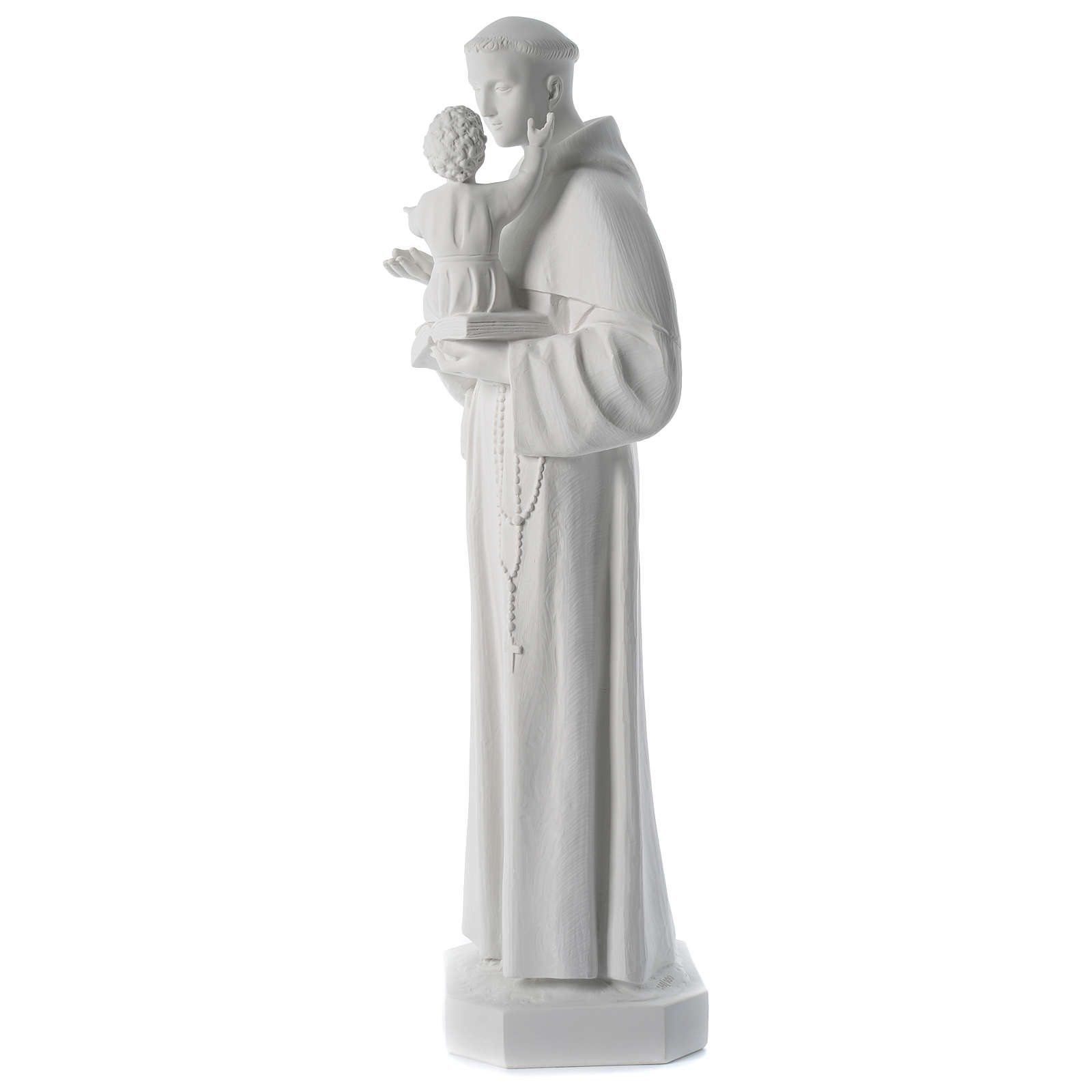 Saint Anthony composite Carrara marble statue 100 cm | online sales on ...