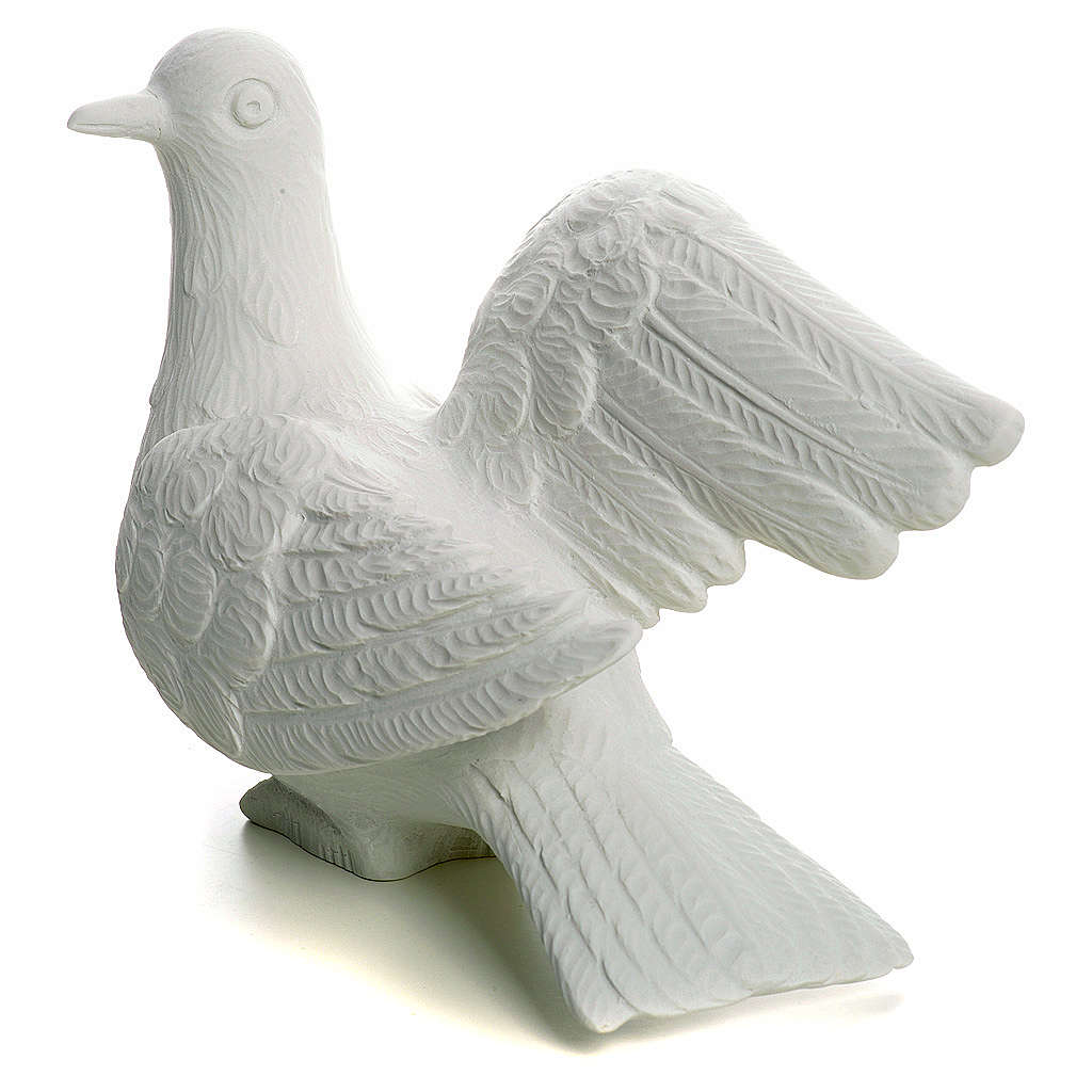 Dove facing left, reconstituted marble statue, 15 cm | online sales on ...