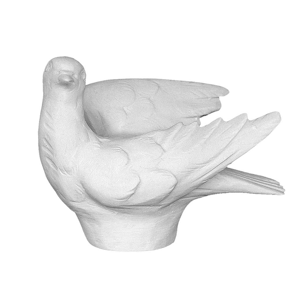 Dove facing left, 8 cm composite marble statue | online sales on ...