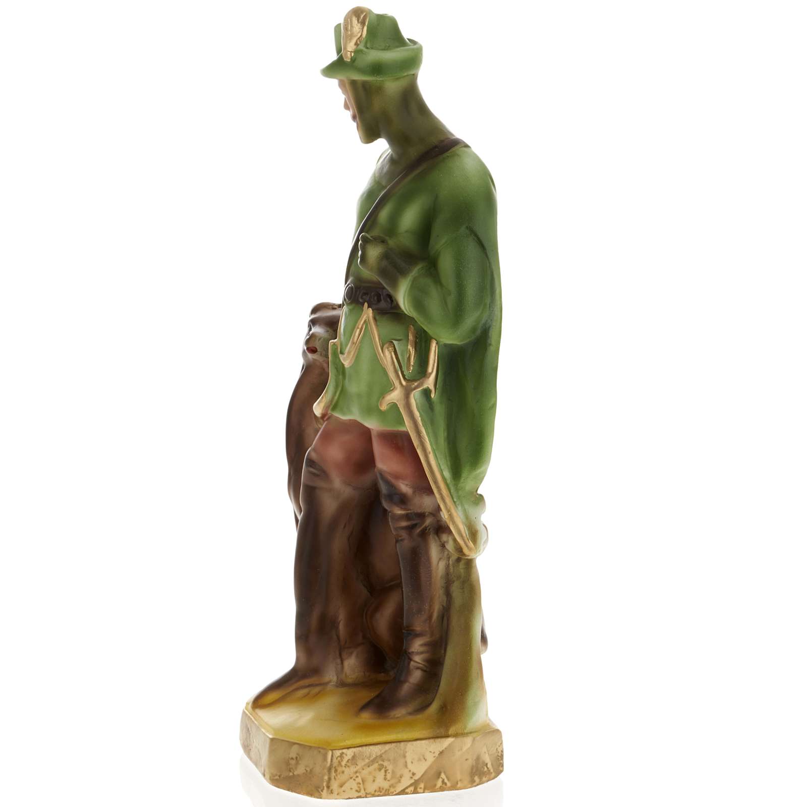 Statue Saint Hubert de Liège plâtre, 30 cm | vente en ligne sur HOLYART