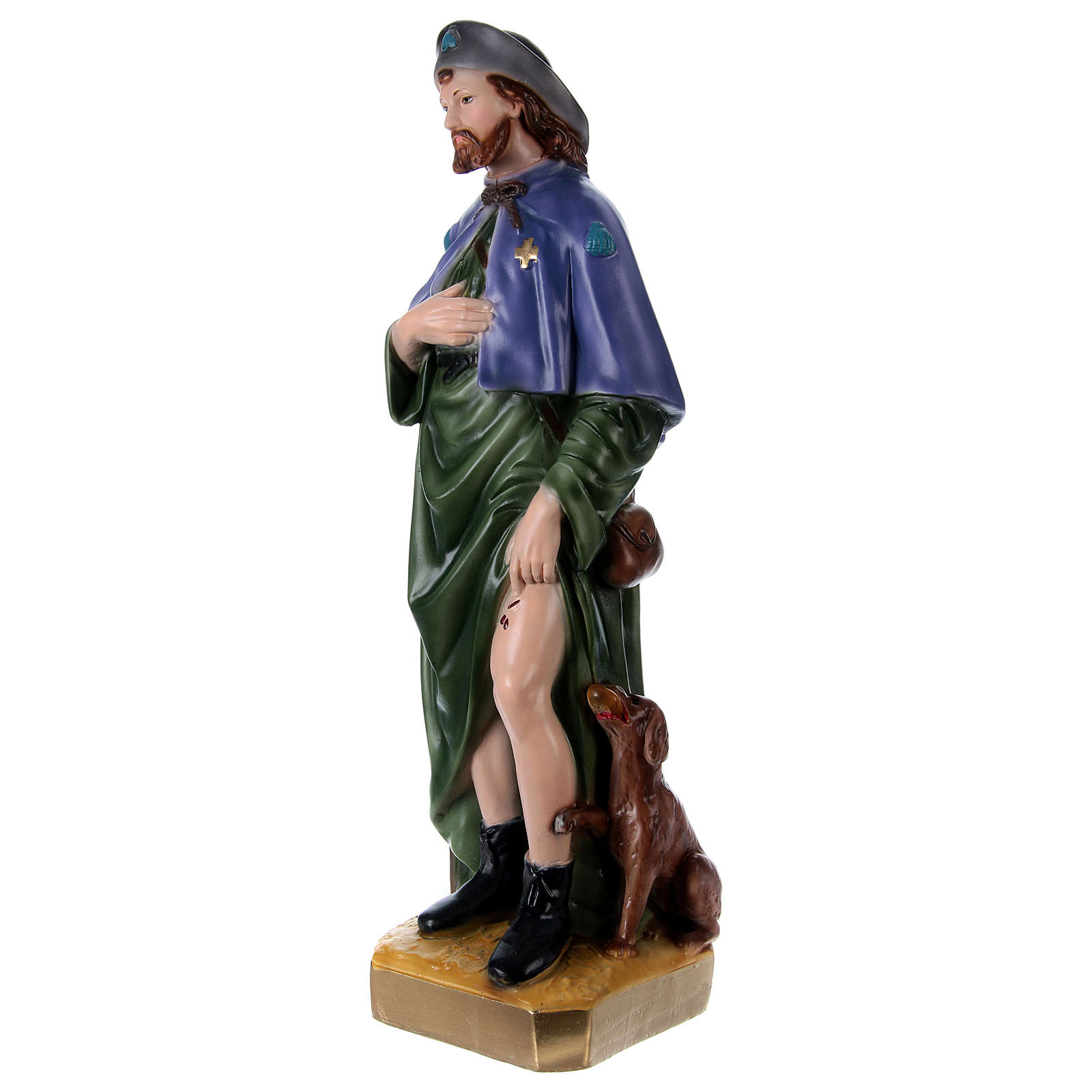 Saint Roch 60 cm statue plâtre | vente en ligne sur HOLYART