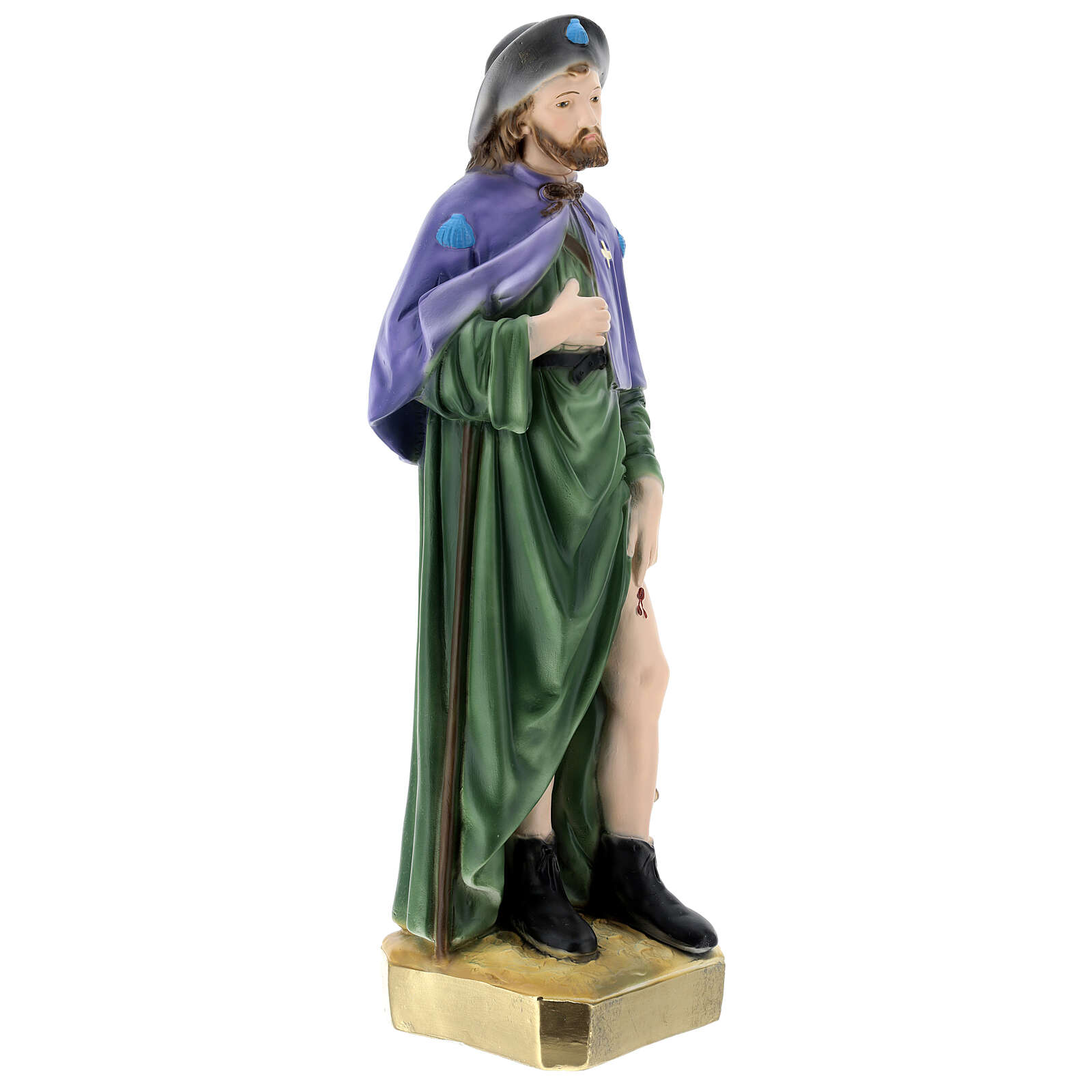 Saint Roch 60 cm statue plâtre | vente en ligne sur HOLYART