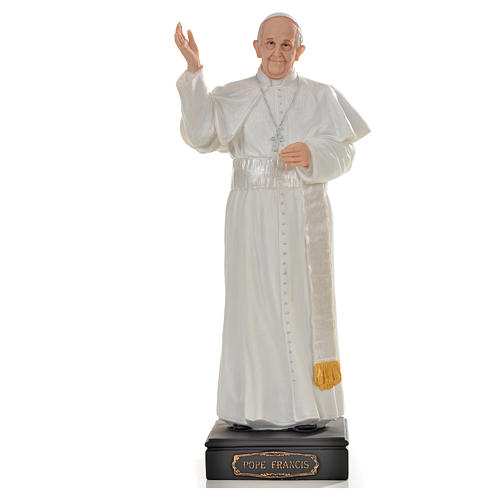 Pope Francis statue in resin, 27cm | online sales on HOLYART.com