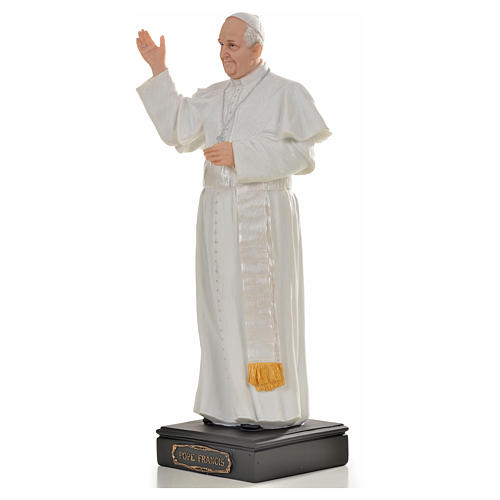 Pope Francis statue in resin, 27cm | online sales on HOLYART.com