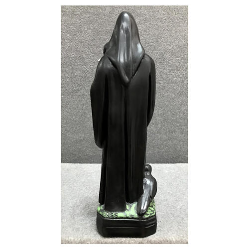 Estatua San Benito 30 cm resina pintada | venta online en HOLYART