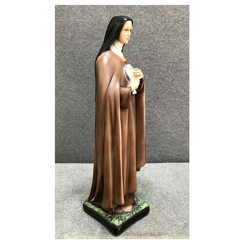 St Clare statue 40 cm in painted resin | online sales on HOLYART.com