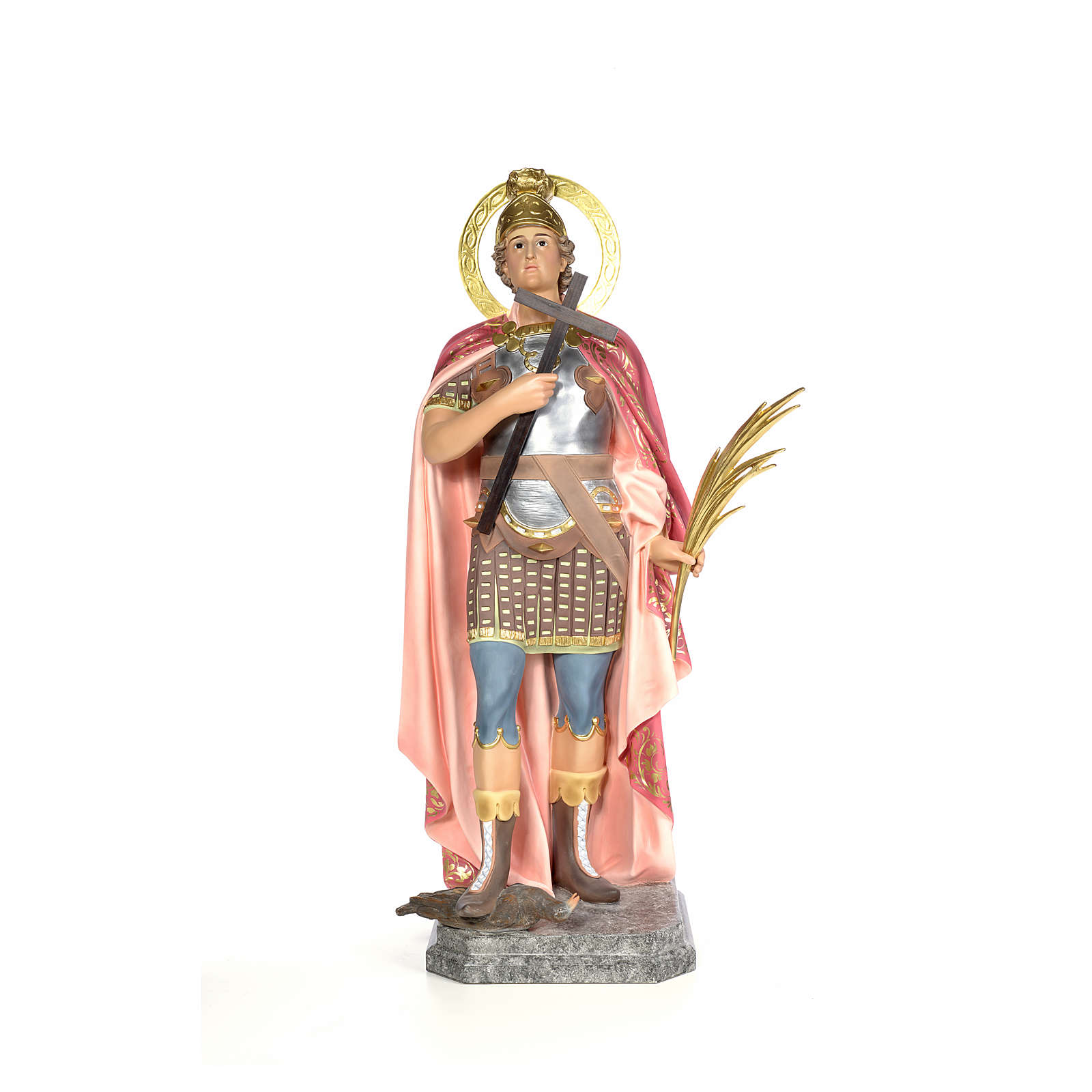 Saint Expeditus wood paste 120cm, fine finish | online sales on HOLYART.com