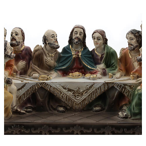 Last Supper resin composition 9x15x6.5 cm | online sales on HOLYART.co.uk