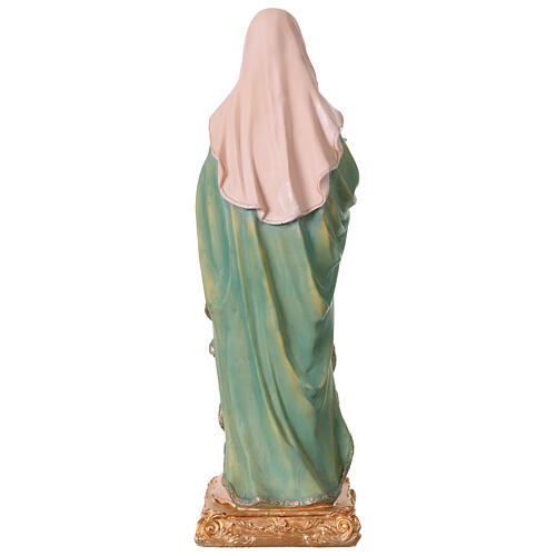 Pregnant Mary Statue in Colored Resin, 40 cm | online sales on HOLYART.com