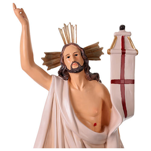 Resurrection of Jesus Colored Resin Statue, 80 cm | online sales on ...