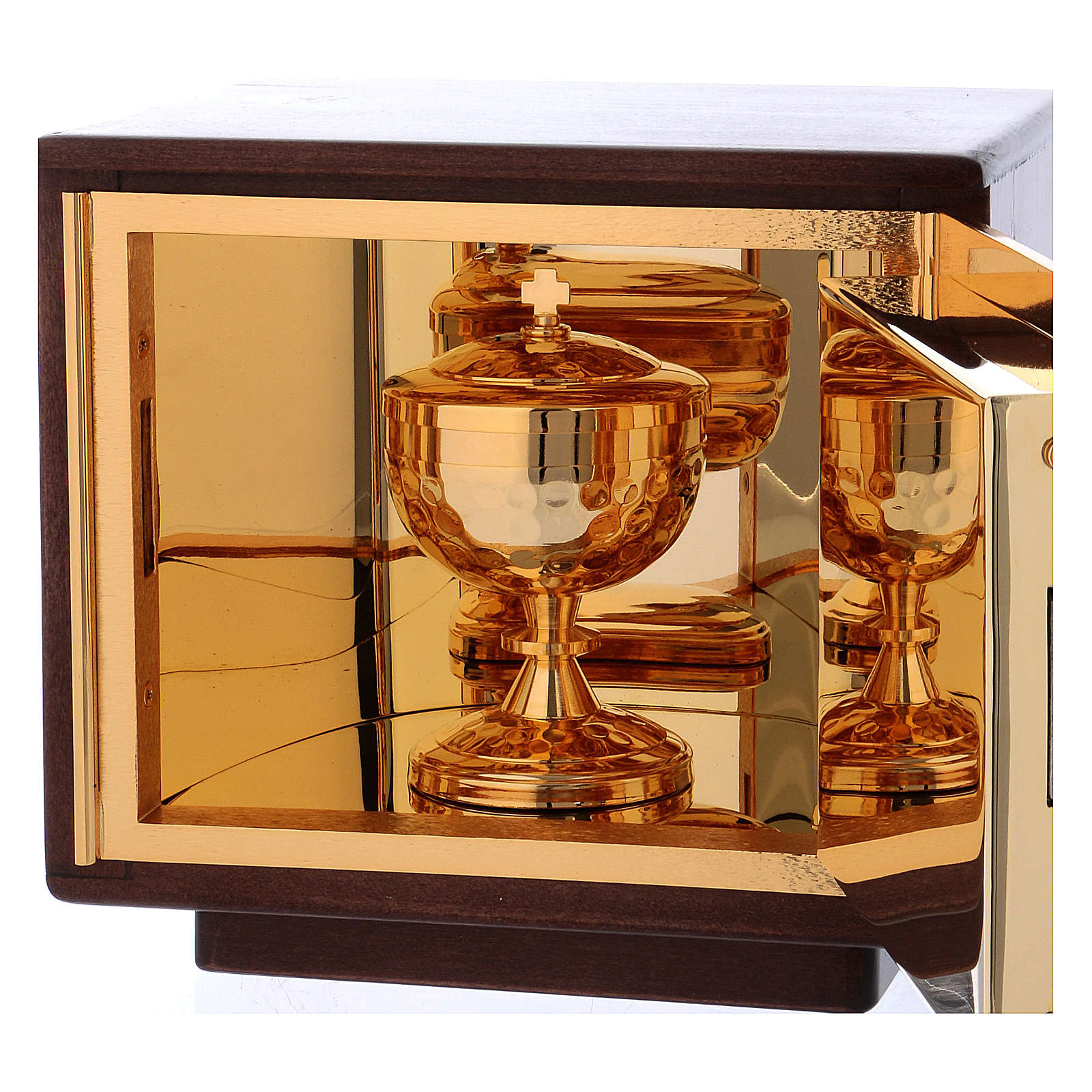 Altar Tabernacle with Last Supper in wood and cast brass | online sales ...