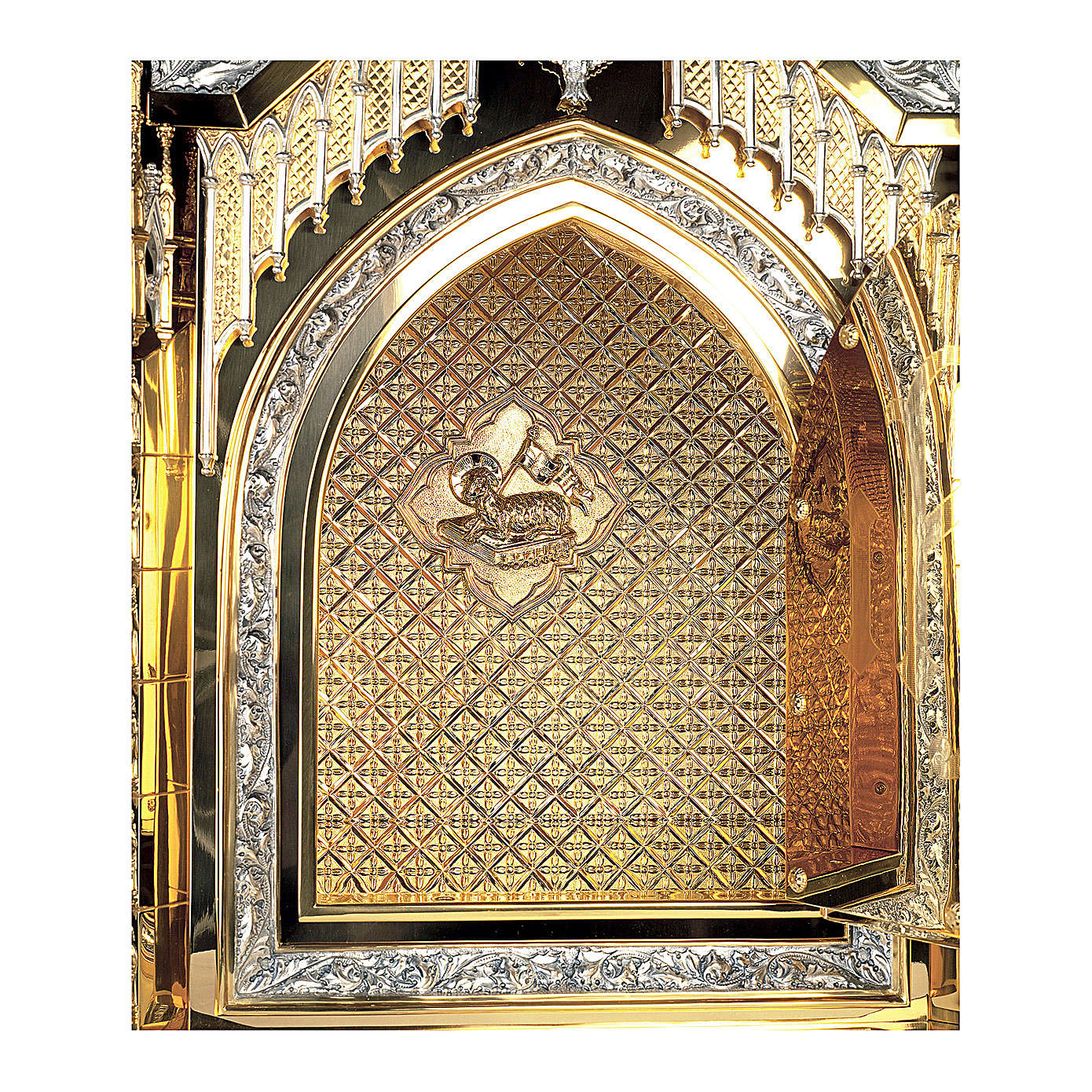 Tabernacle gothic style in bicolour brass and copper Creator | online ...