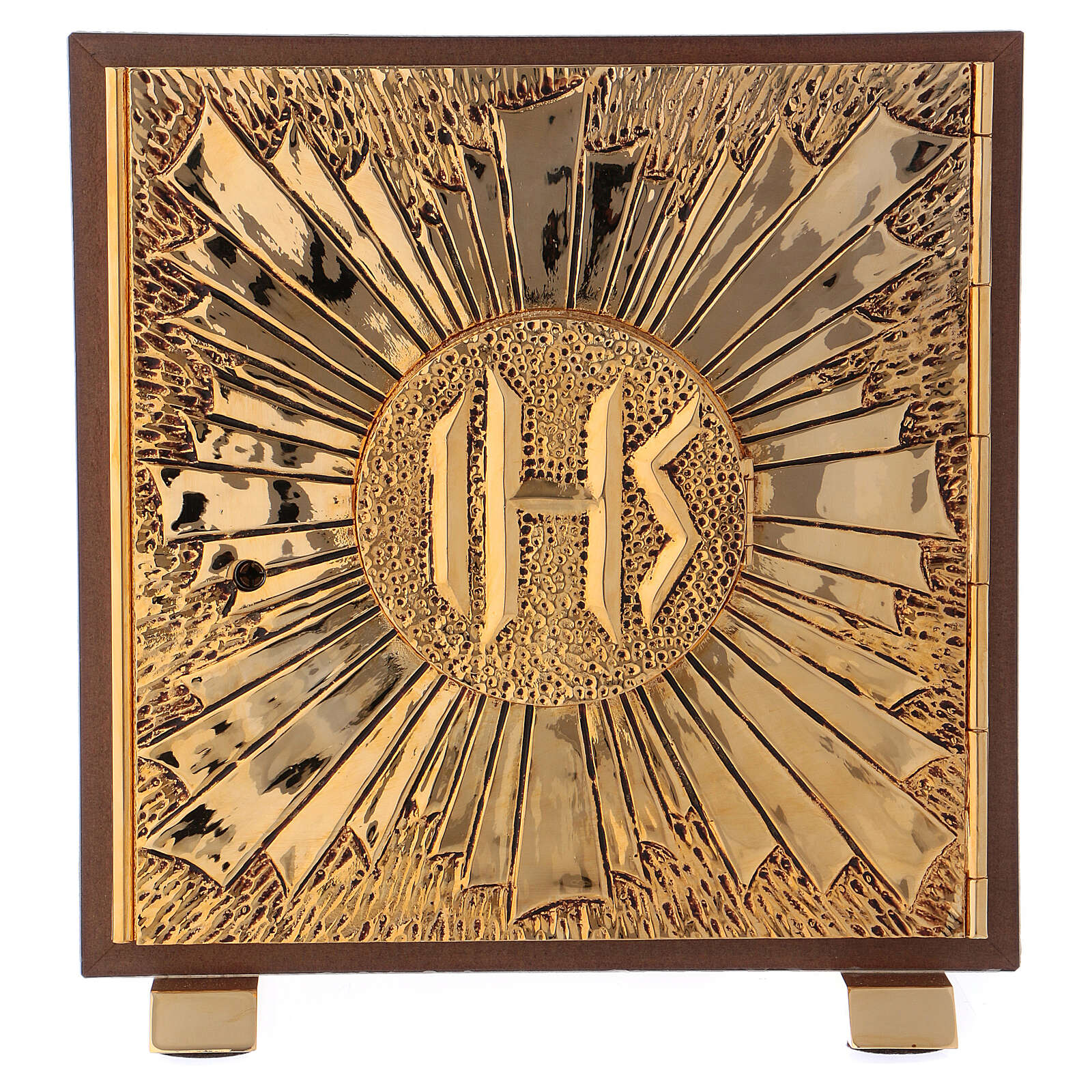 IHS tabernacle, exposition of Blessed Sacrament, gold plated | online ...