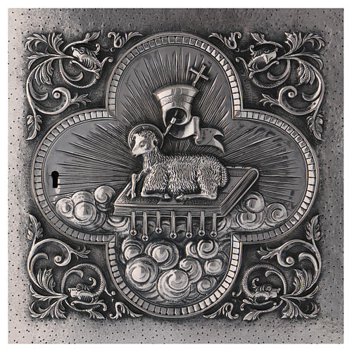 Altar Tabernacle in brass with Lamb of God image, Molina | online sales ...