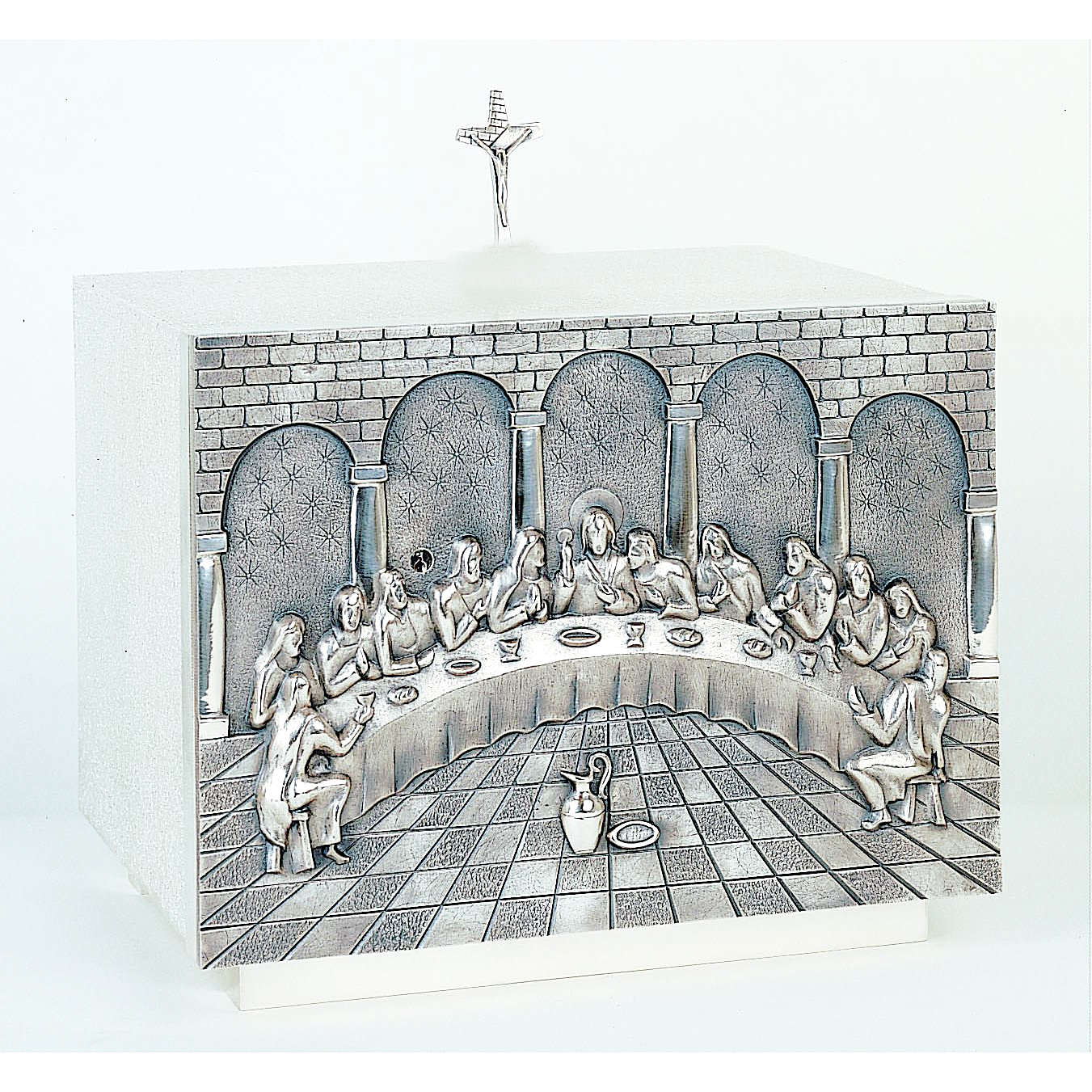 Altar Tabernacle with the last supper in brass, Molina | online sales ...