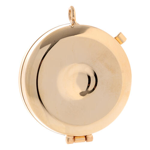 Cyborium eucharystyczne kielich i winogron, mosiądz pozłacany 24k ...