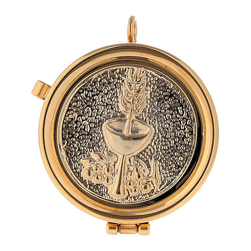 Host case with bread and wine 3x5.3 cm | online sales on HOLYART.co.uk