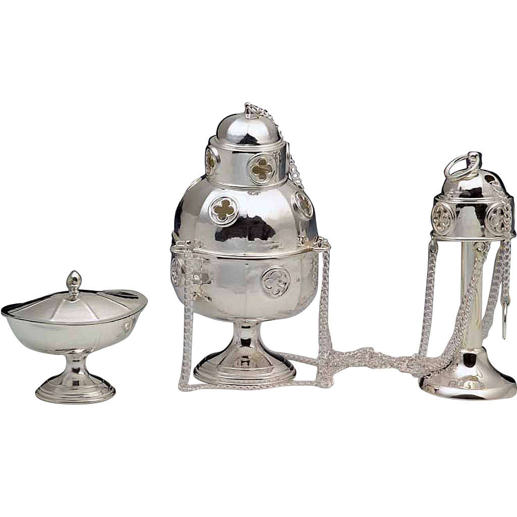 Thurible and Boat made of silver 800 | online sales on HOLYART.co.uk